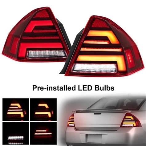 Full Led Tail Lights For 2006 2013 Chevy Impala Brake Lamps Leftright
