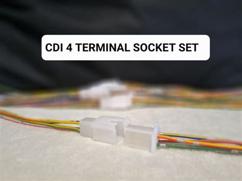Cdi 4 Terminal Socket With Auto Wire Heavy Duty Lazada Ph