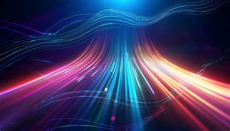 technology network digital data flow artificial intelligence data