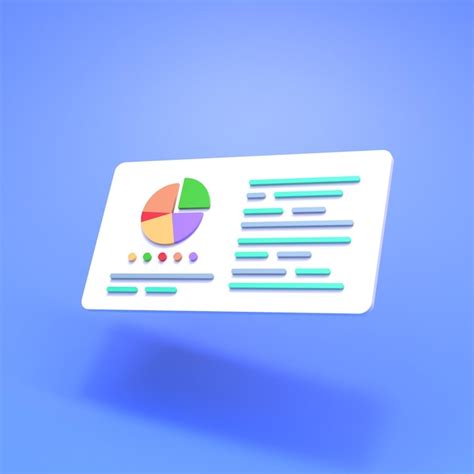 Premium Photo Histogram Metrics Report Or Growth Graph 3d Render Illustration