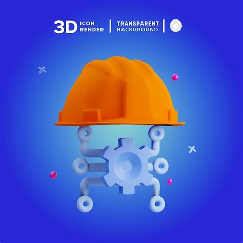 Premium Psd 3d Icon Engineering Illustration