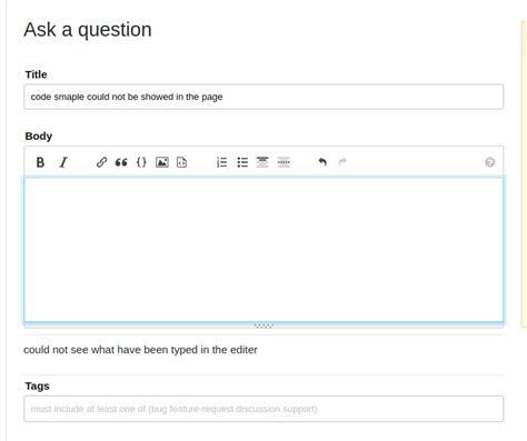 Code Sample Could Not Be Shown On The Page Meta Stack Exchange