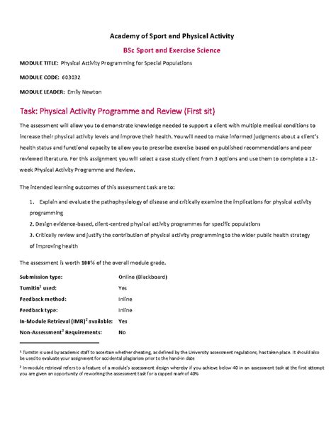 Special Pops Assessment Brief 603032 22 23 First Sit Academy Of