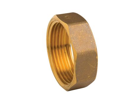 Brass Cap And Nut 50mm From Reece