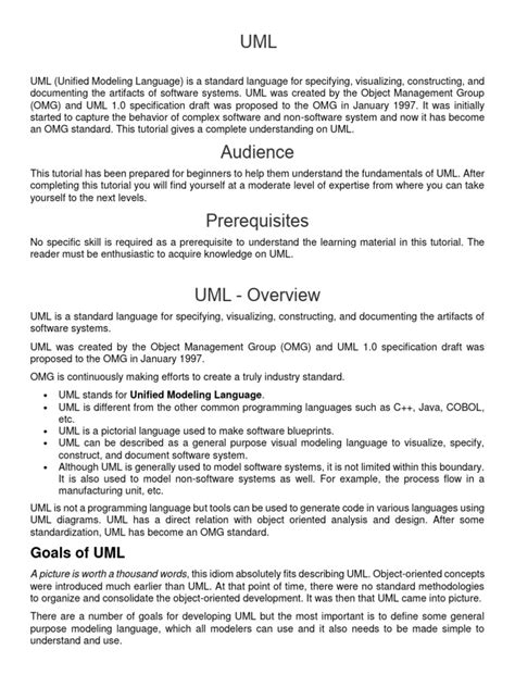 Uml Download Free Pdf Class Computer Programming Unified