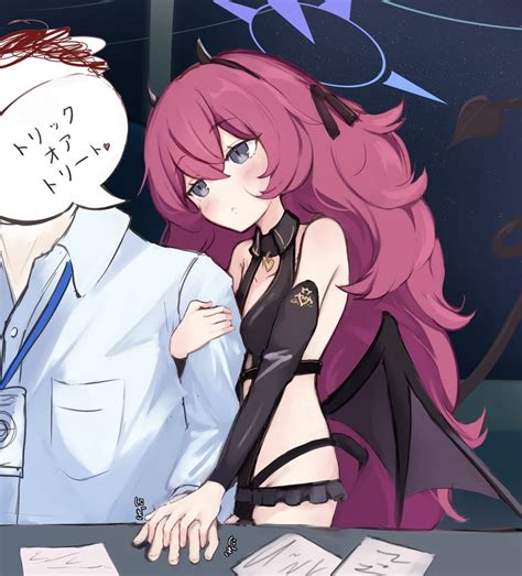 Sensei And Iroha Blue Archive Drawn By Sky Jio Danbooru