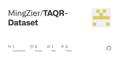 GitHub MingZier TAQR Dataset