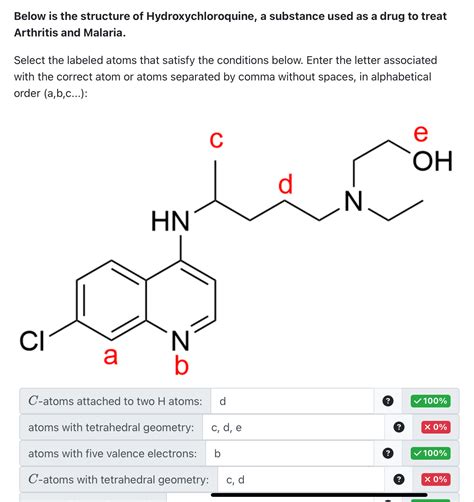 Solved Below is the structure of Hydroxychloroquine, a | Chegg.com