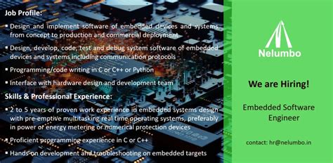 Nelumbo Technologies Pvt Ltd On Linkedin Hiring Embedded