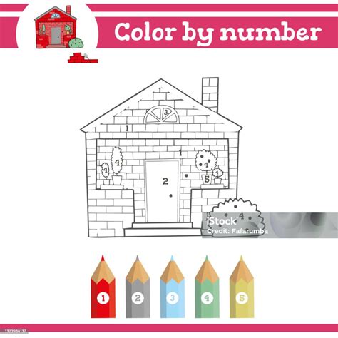 숫자로 색상입니다 미취학 아동을 위한 색칠 페이지입니다 유치원과 학교의 숫자를 알아보십시오 0명에 대한 스톡 벡터 아트 및 기타 이미지 Istock