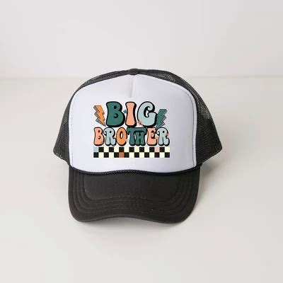 The Juniper Shop Big Brother Checkered Youth Foam Trucker Hat Target