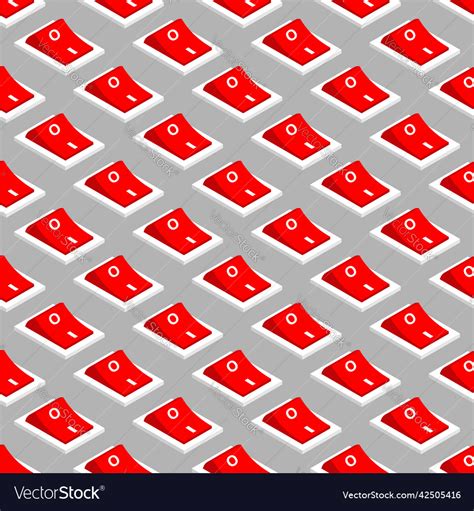 Switch Pattern Seamless Toggle Background Texture Vector Image