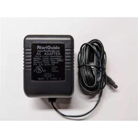 Ac Adapter For Atari 7800 Video Game Heaven