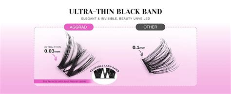 Flora Lash Clusters 8 18mm Light Volume Wispy Eyelash