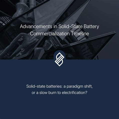 Advancements In Solid State Battery Commercialization Timeline → Scenario