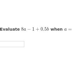 Evaluate Expressions Fractions