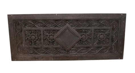 19th Century Cast Iron Plaque From A Church Facade Olde Good Things