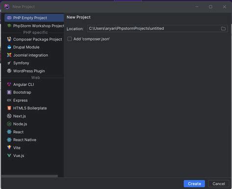 How Do I Start A Laravel Project In Phpstorm Rjetbrains