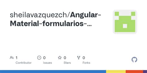 GitHub Sheilavazquezch Angular Material Formularios Selector Mat Select