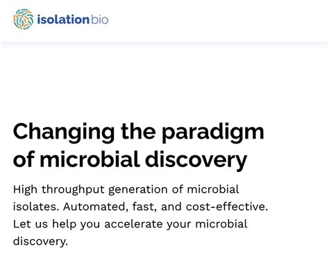 General Automation Lab Technologies Is Now Isolation Bio