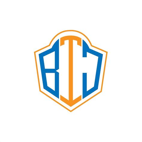 Btj Abstract Monogram Shield Logo Design On White Background Btj Creative Initials Letter Logo
