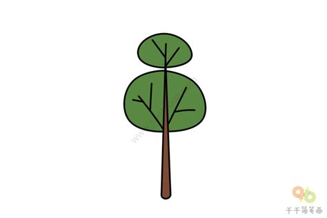 手把手教你画树简笔画 大树简笔画