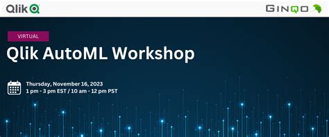 qlik automl virtual workshop — ginqo