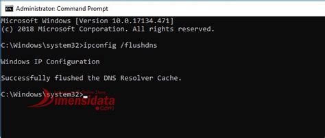 Cara Mudah Flush Dns Di Windows 7 8 10 Dengan Cmd