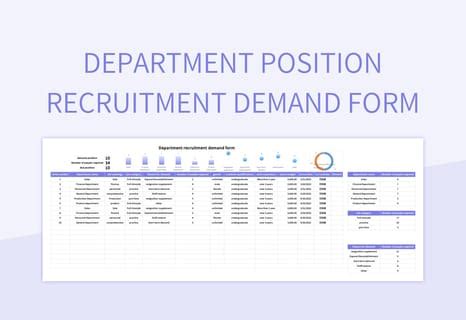 Free Demand Form Templates For Google Sheets And Microsoft Excel Slidesdocs