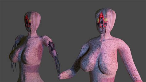 Rule 34 Breasts Breasts Concrete Humanoid Randydraws1 Scp Scp 173 Scp Containment Breach Scp