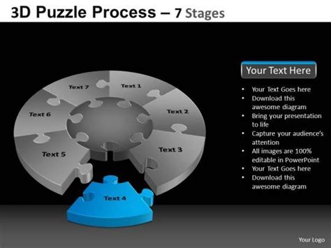 PowerPoint Presentation Designs Marketing Pie Chart Puzzle Process Ppt Layouts
