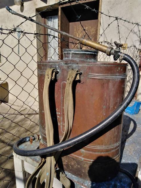 Медна лозарска пръскачка 15 литра Друга градинска техника ”Победа” Градинска техника Д