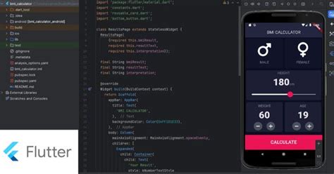 Flutter Mobiledevelopment Dart Bmicalculator Appdevelopment