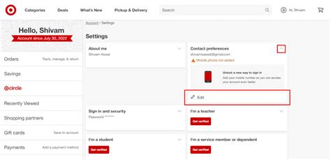 how to delete target account techcult