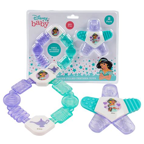 Wholesale Disney Princess Jasmine 2pk Teether Purple Sku 75736