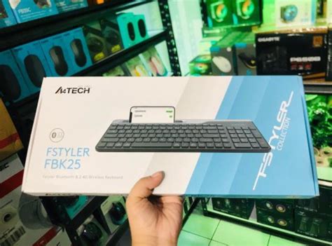 ⚡a4tech Fbk25 Fstyler Bluetooth And 2 4g Wireless Keyboard Black Computers And Tech Parts