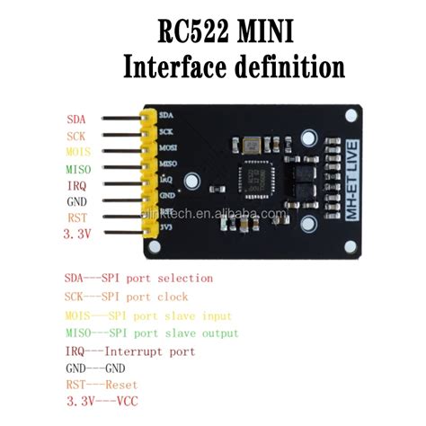 Mini RFID Module RC522 13 56 Mhz S50 Write Read Kits