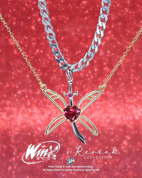 Winx Club® Musa And Riven Couple Necklaces Reorah