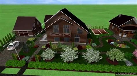 Ландшафтный дизайн участка 12 соток Youtube