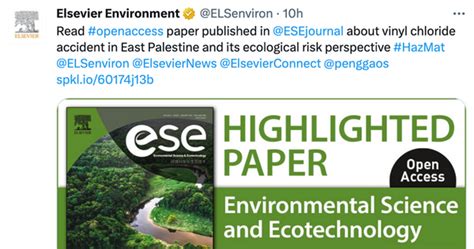 中国英文科技期刊推介：environmental Science And Ecotechnology 知乎