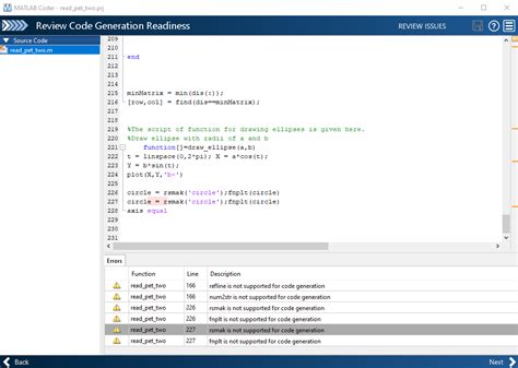 C Matlab Coder Refline Num2str Rsmak And Fnplt Are Not Supported