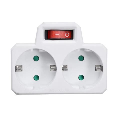 250v 16a Eu Standard Plug Double Socket Conversion Grandado