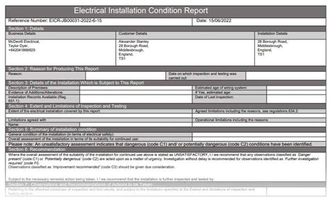 Eicr Checklist For Electricians Tradify™