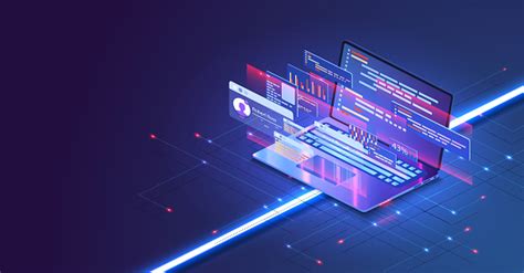 웹 개발자 개념 기반 아이소메트릭 디자인을 위한 랩톱의 코딩 및 프로그래밍 응용 프로그램 웹 개발 개념 프로그래밍 및 코딩