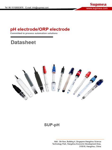 Ph Sensor Datasheet Download Free Pdf Ph Sensor
