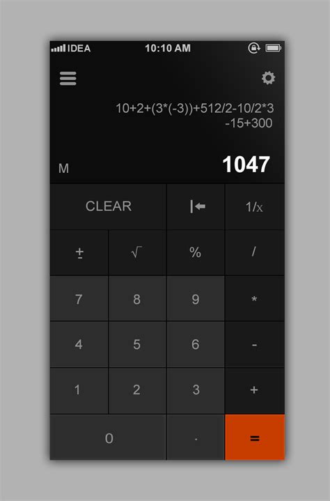 Calculator Flat Design Behance