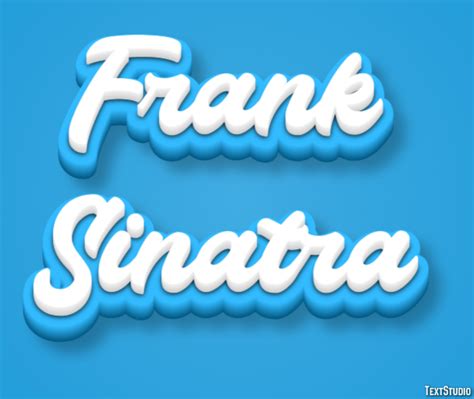 Frank Sinatra Text Effect And Logo Design Celebrity