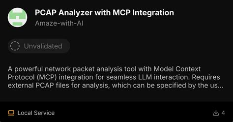 Pcap Analyzer With Mcp Integration · Lobehub