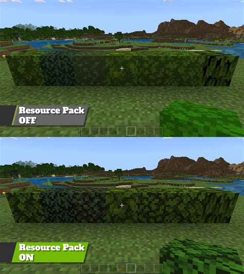 Slightly Better Foliage Colors Minecraft Bedrock Addons CurseForge