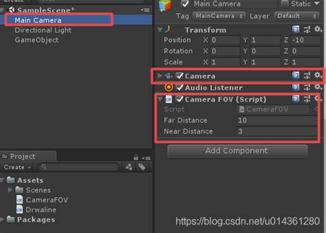 unity gizmos 绘制 camera 的 视口、视锥和 fov aspect fov unity csdn博客